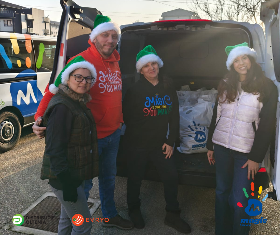 Distribuție Oltenia, alături de MagiCamp, aduce bucurie de Crăciun ...